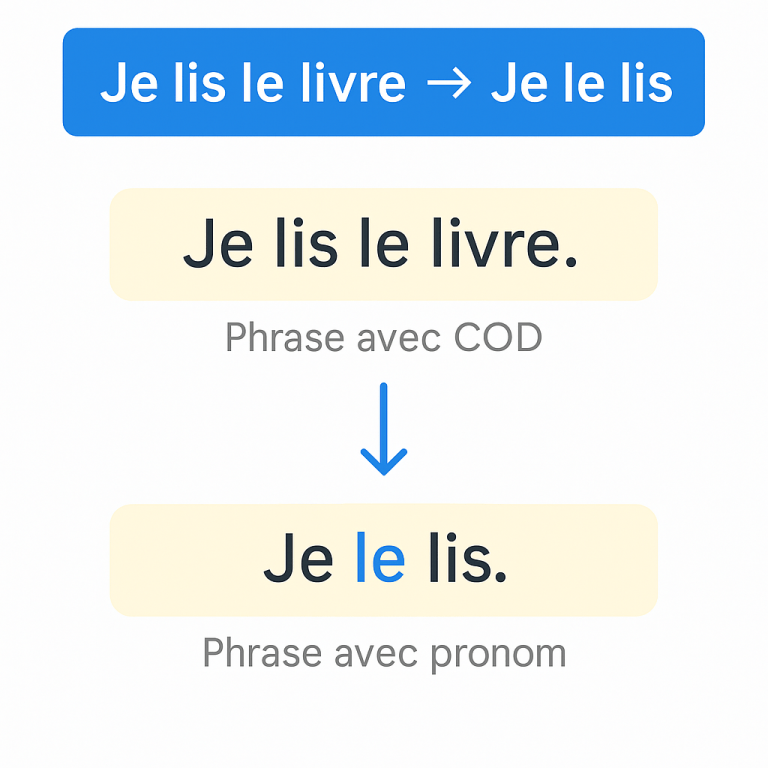 Les pronoms compléments d’objet direct (COD | Cours et Exercices Corrigés